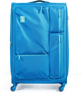 VIP Stax 4W Expandable Soft Trolley 82 cm (Blue) Expandable Check-in ...