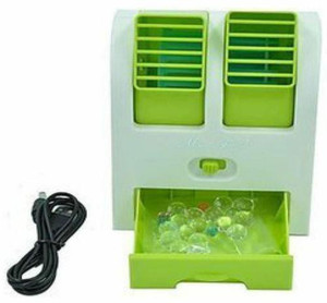 kr fashion Rechargeable mini coolar Portable Dual Bladeless Small Air ...