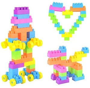 क्लूज़ी Colourful Building Blocks Learning Educational Toy Set For Kids ...