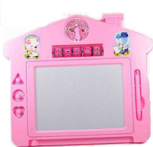 PTCMart Educational Writing/Drawing Board with Magic Slate, Abacus Game ...