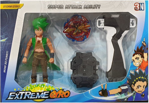 AS Beyblade Series Extreme Gyro with Character and Handle Launcher ...