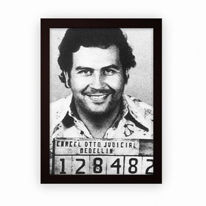 Narcos Real Pablo Escobar Vintage Framed Poster For Wall Hanging or ...