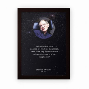 Stephen Hawking Motivational Quote Framed Poster For Wall Hanging or ...