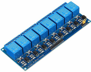 REES52 8 Channel 24V Relay Module High And Low Level Trigger For ...