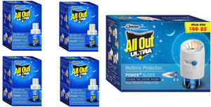 All Out Ultra Machine with Refill Combi + Pack of 4 Refill Mosquito ...