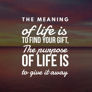 the meaning of life is sticker poster|Motivational Poster|Inspirational ...