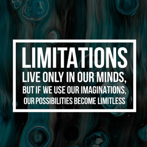limitations live only sticker poster|Motivational Poster|Inspirational ...