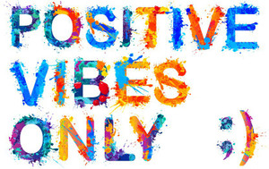 positive vibes only sticker poster|Motivational Poster|Inspirational ...