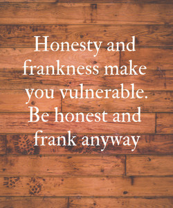 honesy and frankness make sticker poster|Motivational Poster ...