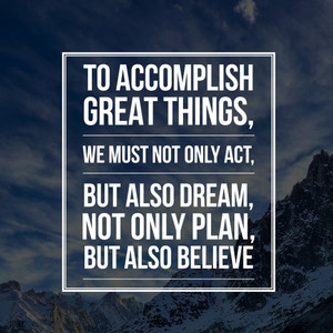 to accomplish great things sticker poster|Motivational Poster ...