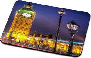 REINVENTORS Clock Tower Night Mouse Pad 545 Mousepad - REINVENTORS ...