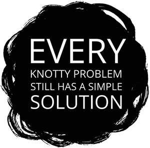 every knotty problem still has a simple solution |Motivational Poster ...