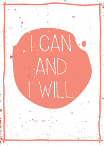 i can and i will |Motivational Poster|Inspirational Poster|Gym poster ...