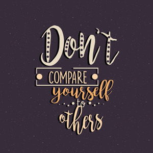 dont compare yourself to others |Motivational Poster|Inspirational ...