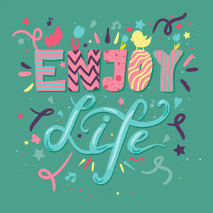 enjoy life |Motivational Poster|Inspirational Poster|Gym poster|All ...
