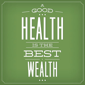 good health is the best wealth |Motivational Poster|Inspirational ...