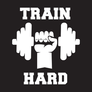 train hard |Motivational Poster|Inspirational Poster|Gym poster|All ...