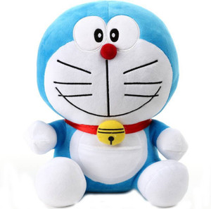 Gracias Cute Doraemon Stuffed Plush Toy - 30 cm - 30 cm - Cute Doraemon ...