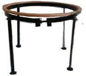 vahvaa Aari Work Stand/ Embroidery Frame Stand With Wooden Hoop - 16 ...