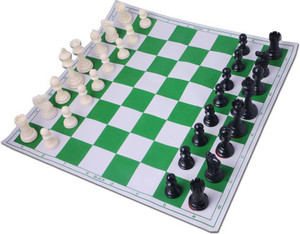KIDDUCOLLECTIONS Foldable Chess Mat Board game 25.4 cm Chess Board ...