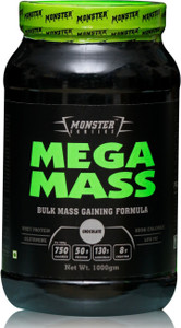 Monster Seriies Mega Mass 1kg Weight Gainers/Mass Gainers Price in ...
