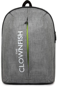 The CLOWNFISH Redeemer 30 L Laptop Backpack Grey - Price in India ...