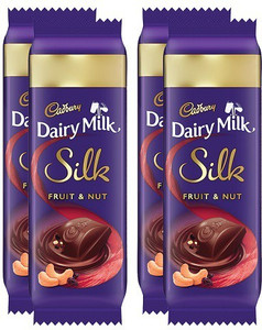 Cadbury Dairy Milk Silk Fruit and Nut chocolate Bar, 110g - Pack of 4 ...