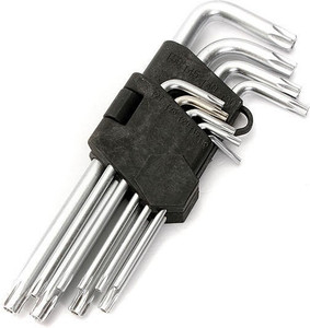 DUMDAAR 9pcs T10-T50 Torx Hex Wrench Screwdriver Star Key L Wrench Set ...