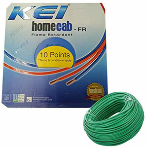 KEI FR PVC 1 sq/mm Green 90 m Wire Price in India - Buy KEI FR PVC 1 sq ...