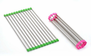 Dayalu Fruits/Vegetables Kitchen Rack Steel Foldable Stainless Steel ...