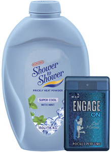 SHOWER TO SHOWER Super Cool Prickly Heat Powder - Price in India, Buy ...