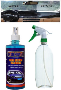 INDOPOWER CAR GLASS CLEANER 500ml. + Multipurpose Car Wash Bottle Green ...