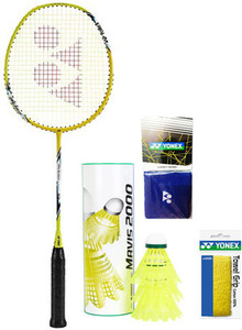 YONEX "ARCSABER Light 10i" Racquet With "Badminton Grip" Badminton Kit ...