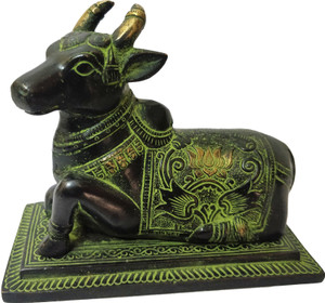 Bhunes Brass Ox | Nandi God Statue | Nandhi Ox Sculpture Decorative ...