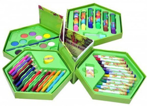Amaze Sport 46 Pieces Colors Art Craft Kit for Kids-Mixed Characters ...