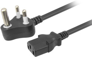 FOX MICRO Power Cord 3 m (3 METER) Power Cable India Plug Lead Cord For ...