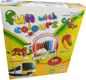 EGM Kids colors cards (Color wipe and color again) Price in India - Buy ...