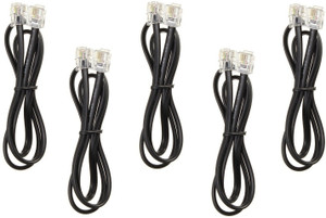 Techvik Ethernet Cable 2 m landline Telephone Intercom Lead RJ11 Adsl ...