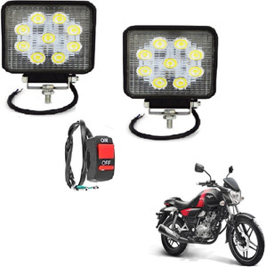 MOCKHE VLB-SQR9LD2P-240 Headlight Motorbike LED for Bajaj (12 V, 27 W ...