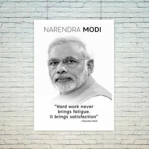 Narendra Modi Poster For Office Decor & Room.Wall Poster & Painting ...