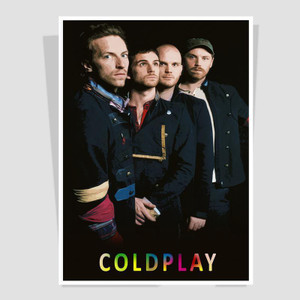 Coldplay Rolled Poster For Office Decor & Room.Wall Poster & Painting ...