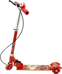 tysm creation Kids Foldable 3 Wheel Scooter Cycle with Bell and Hand ...