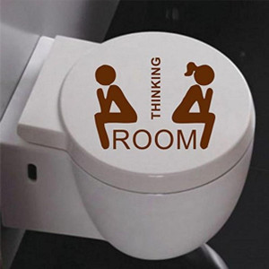 STICKER STUDIO 30 cm Thinking Room Bathroom (Surface Covering Area - 30 ...