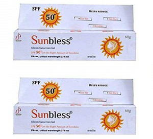 sunbless Sunscreen - SPF 50 PA+++ Gel - Price in India, Buy sunbless ...