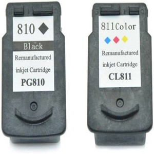 POWER CARTRIDGE 810 Black And 811 Color Ink Cartridge Compatible For ...