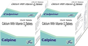 CALPINE Calcium (500mg) With Vitamin D3 250 U.I. - 200 Tablets Price in ...