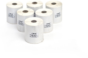 CORAL BAR CODE LABELS 50*25*2 ACROSS (3500 LABELS)ON1"CORE Self ...