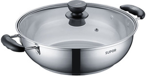 SUPOR Pot 30 cm diameter 5.5 L capacity with Lid Price in India - Buy ...