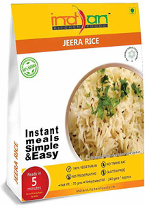 Indian Kitchen Foods Freeze Dried Ready To Eat Jeera Rice - Rehydrated ...