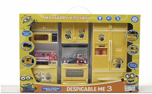 NSHIVA Multicolor Minion Kitchen Set for Kids (Yellow) - Multicolor ...